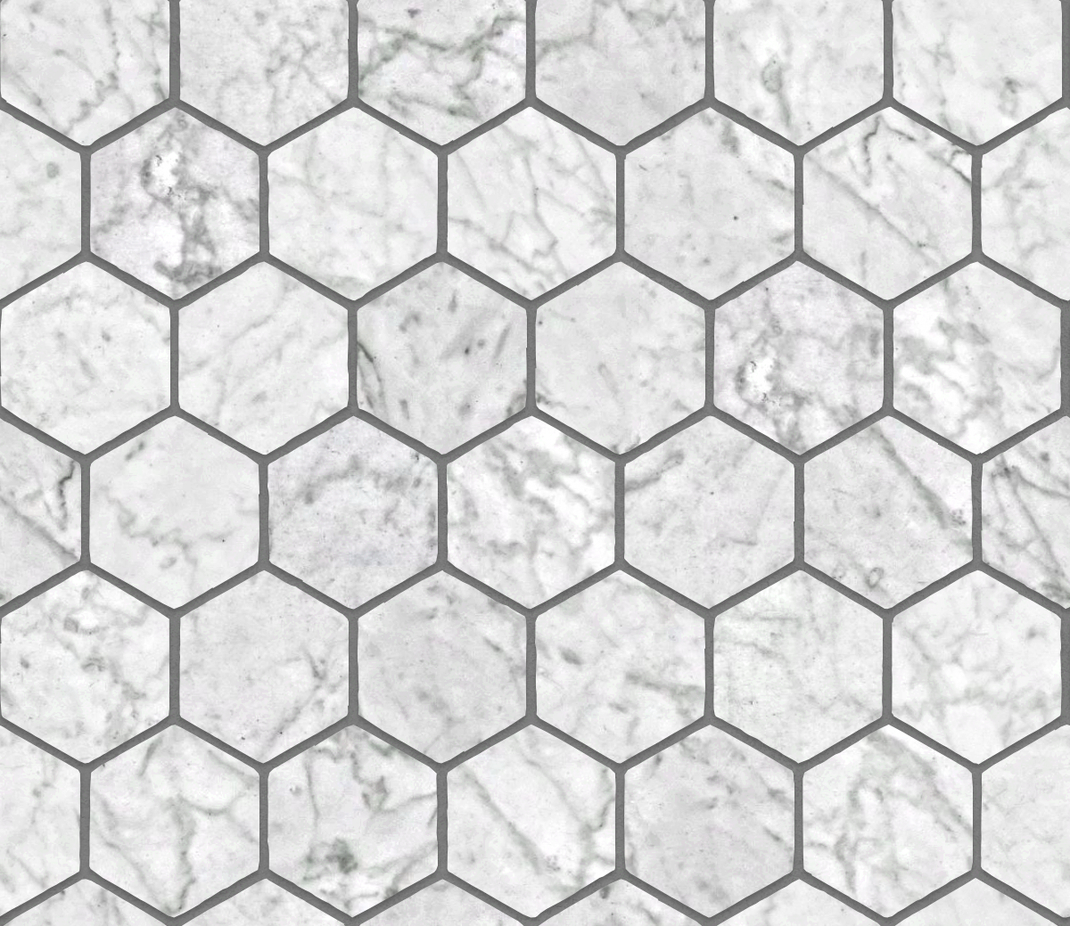 White Marble, Hexagonal — Architextures