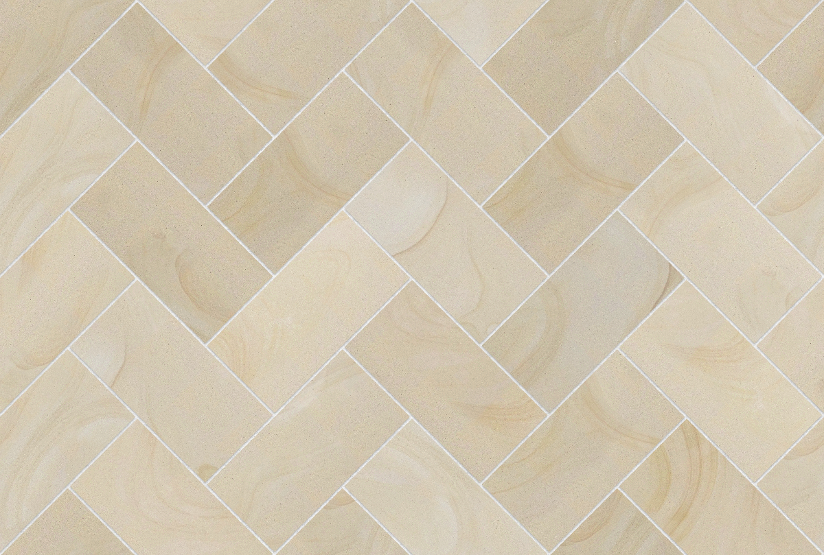 Blonde Sandstone Herringbone — Architextures