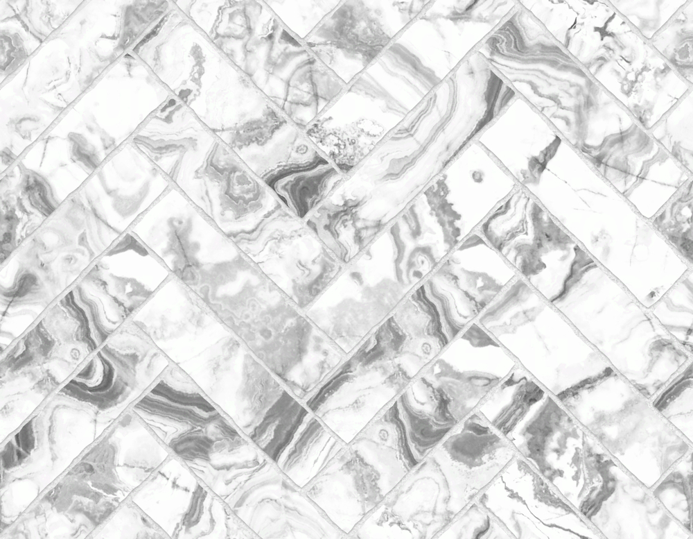 Orange Marble Herringbone — Architextures