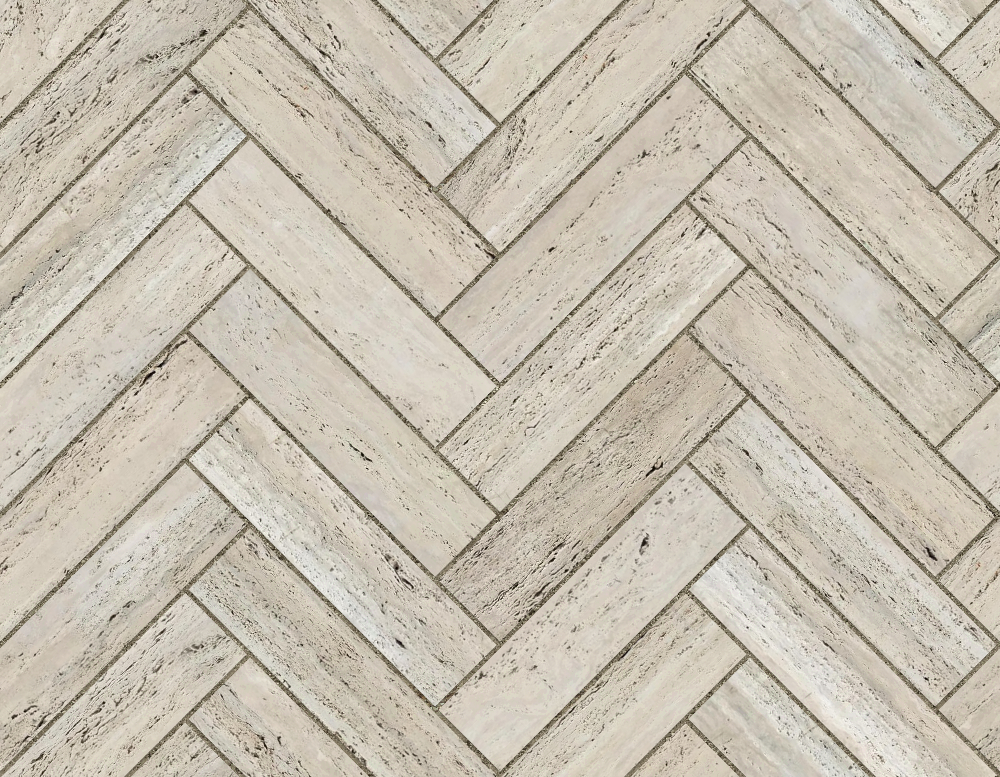 Travertine, Herringbone — Architextures