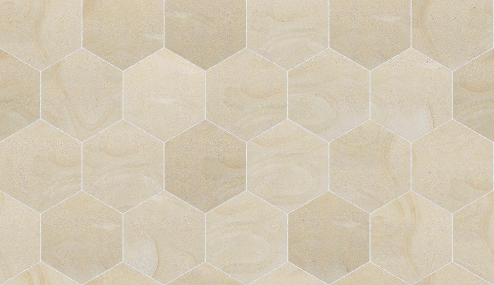 Blonde Sandstone, Hexagonal — Architextures