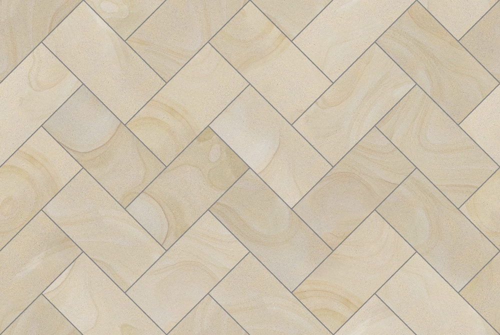 Blonde Sandstone, Herringbone — Architextures
