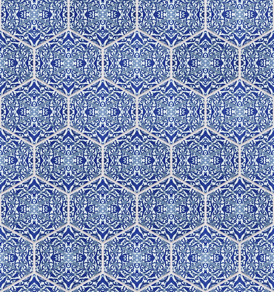 Ornate Tile, Variable Hexagon — Architextures