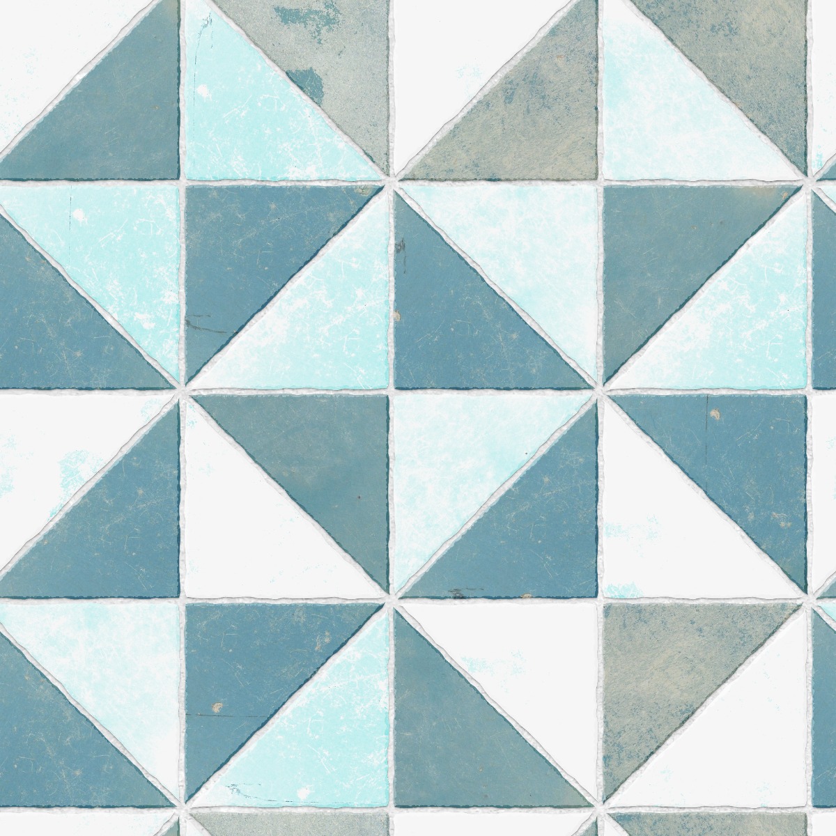 Blue Tile, Triangle Diamond — Architextures