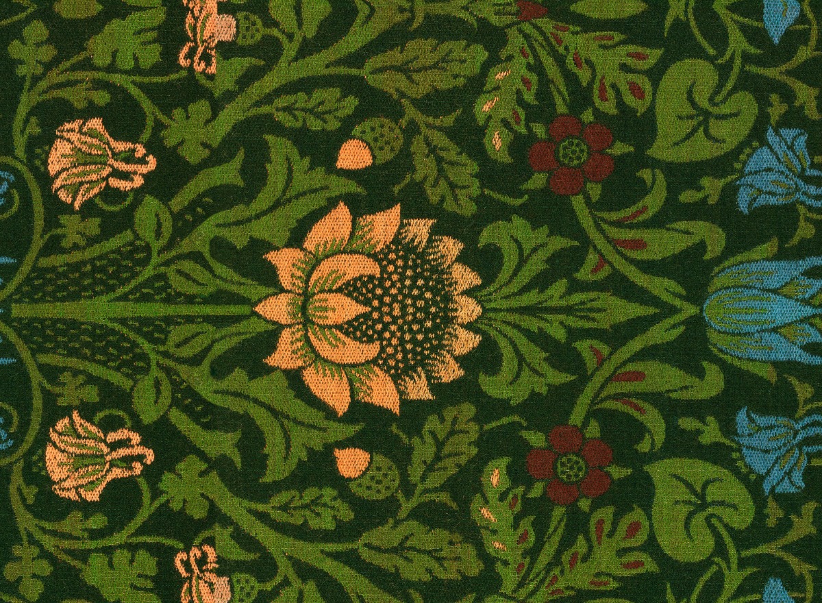 William Morris Violet Textile — Architextures
